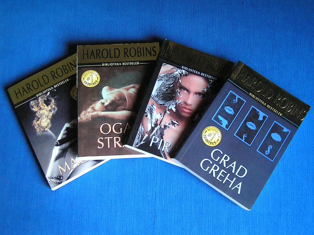 Harold Robins - 4 knjige - NOVE
