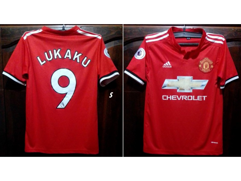 Manchester United Romelu Lukaku S + crni dugi rukav S