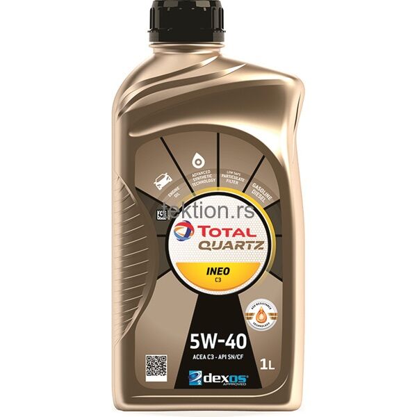 Total Quartz INEO C3 5W40 1Lit. sintetičko motorno ulje