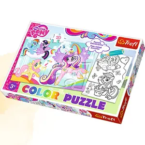 Trefl Trefl puzzle 20 color - Ponies Pony in his land/ My little pony (36516)