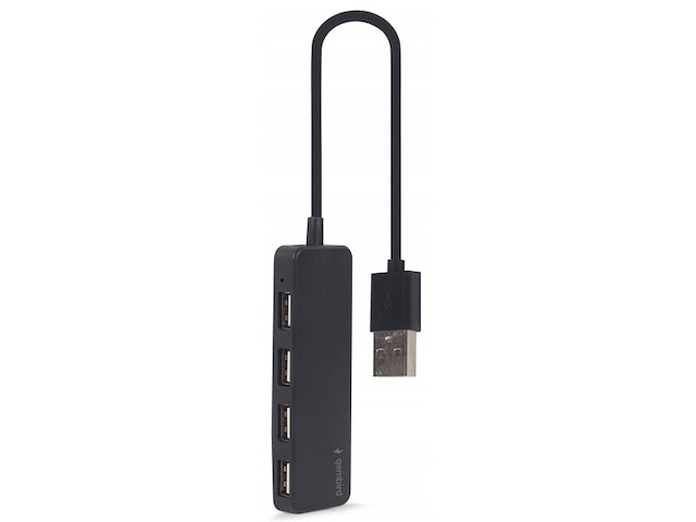 UHB-CM-U2P4-01 Gembird 4-port USB Type-C HUB, black