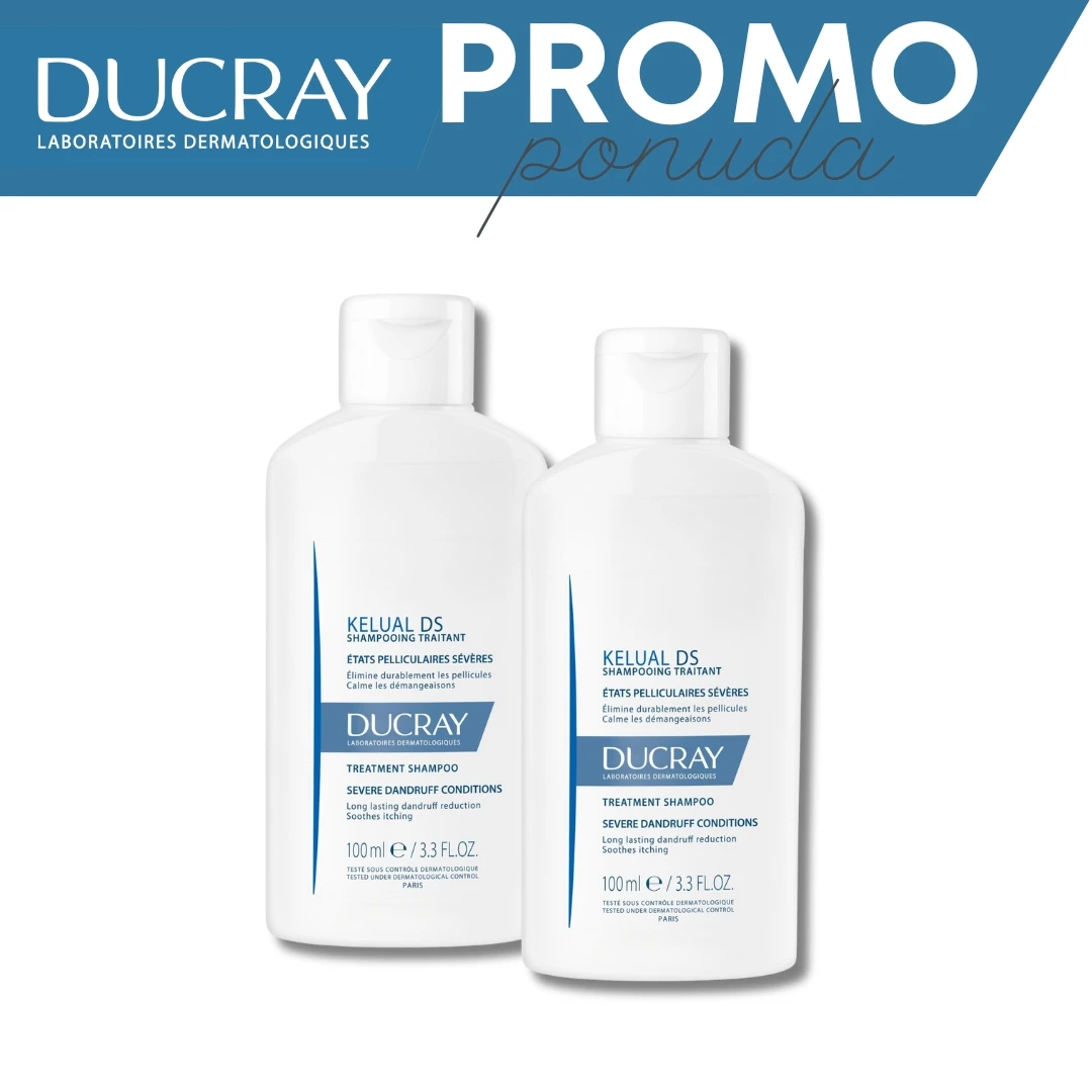 DUCRAY Kelual DS Šampon Protiv Uporne Peruti Dva Šampona PROMO 2x100 mL