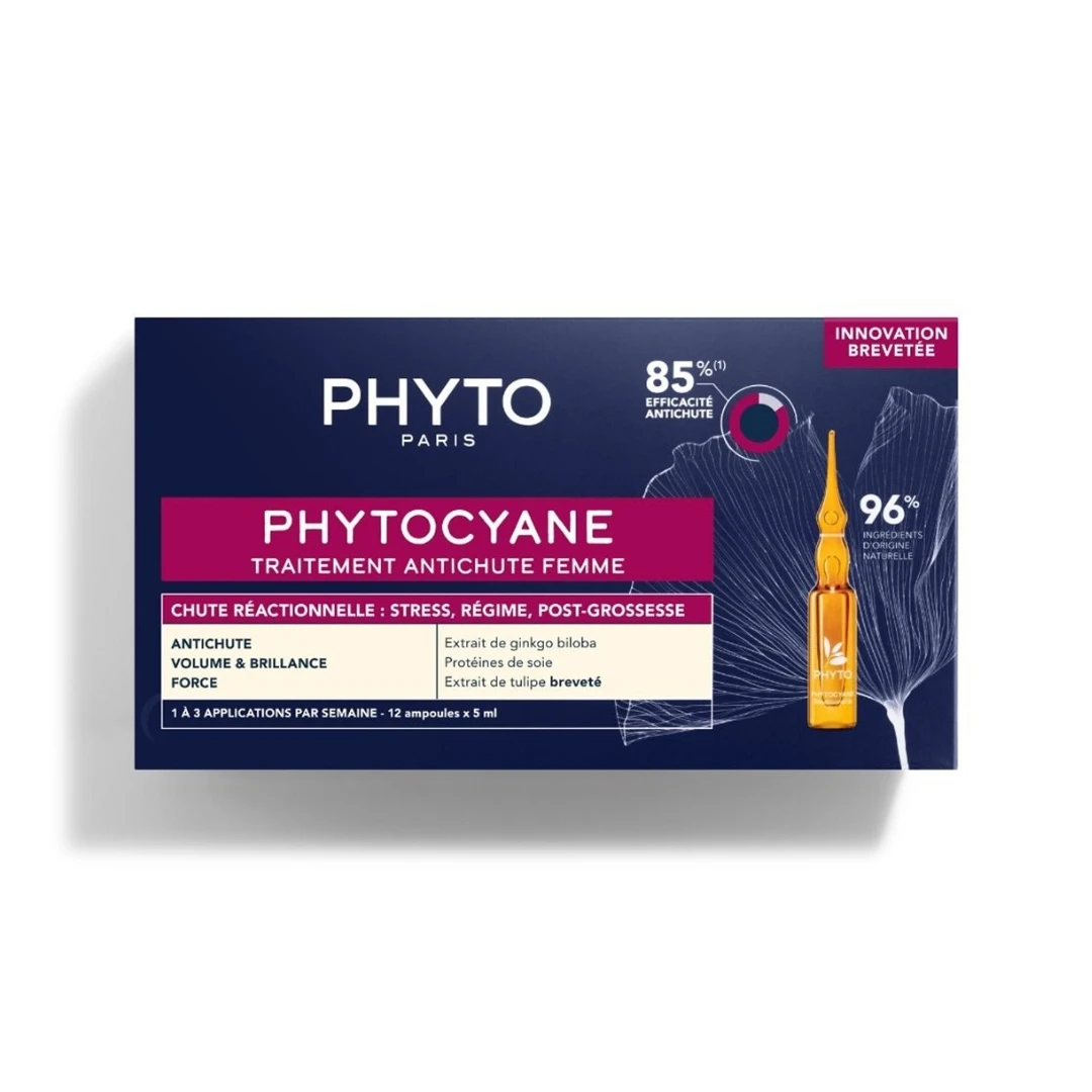 PHYTOCYANE WOMEN REACTIONAL Tretman Protiv Opadanja Kose za Žene 12x5 mL