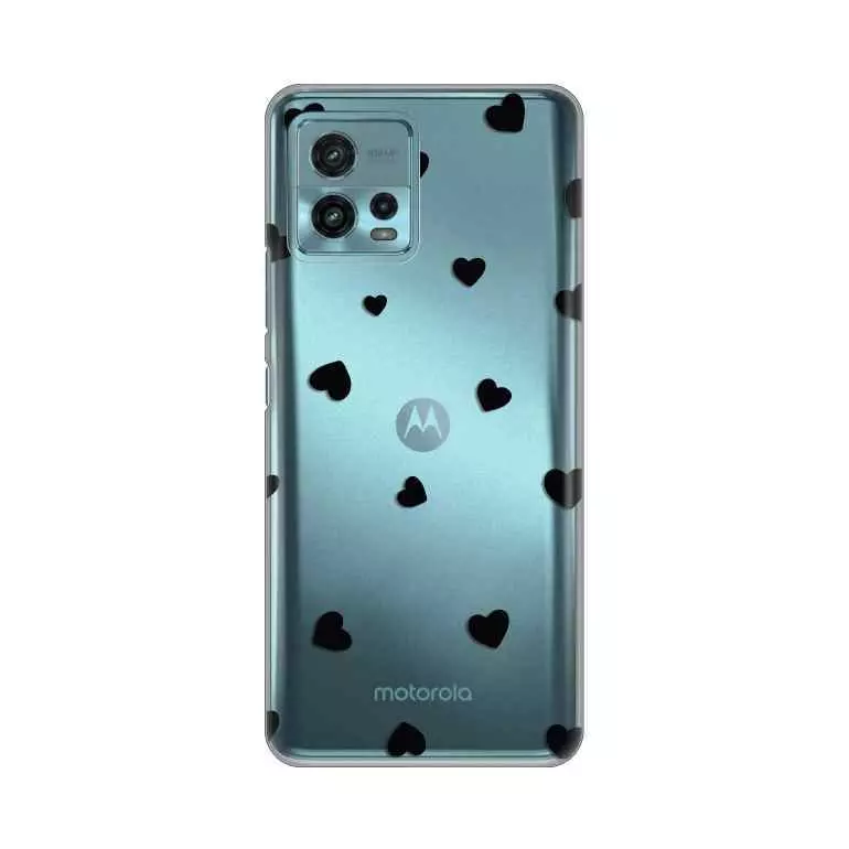 Maska silikon Print za Motorola Moto G72 Hearts