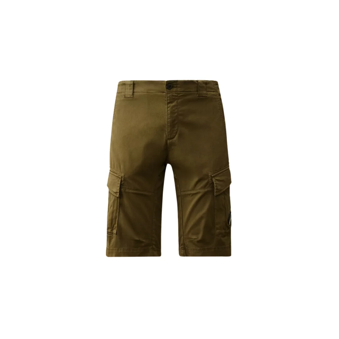 CP Company Stretch sateen cargo bermude ivy zelene