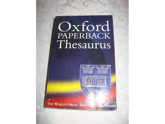 Oxford paperback thesaurus