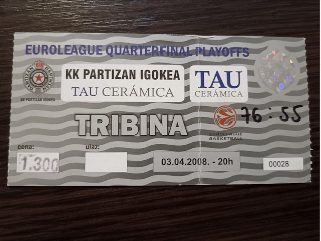 Partizan-Taukeramika 3.4.2008