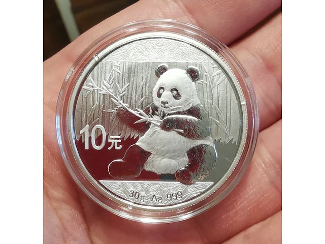 Srebrnjak Unca 999, Kineska Panda 2017., u kapsuli