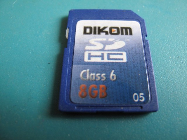 SDHC memorijska kartica DIKOM - 8GB Class 6