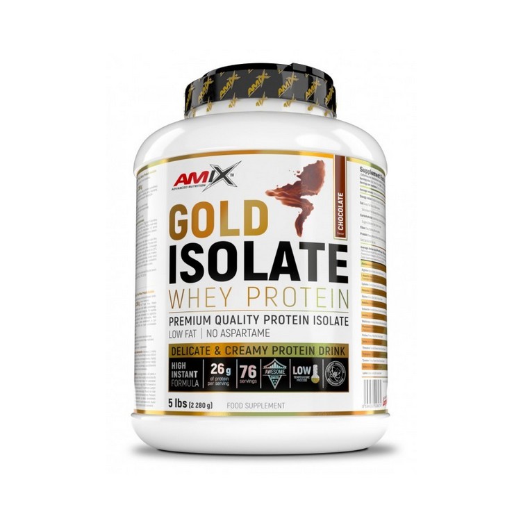 AMIX Gold Whey Protein Isolate 2,28kg čokolada