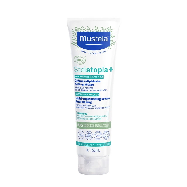 Mustela Organic Stelatopia + krema, 150 ml