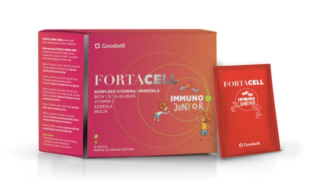 Fortacell Immuno Junior, 15 kesica