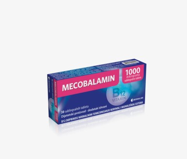 Mecobalamin, 30 sublingvalnih tableta