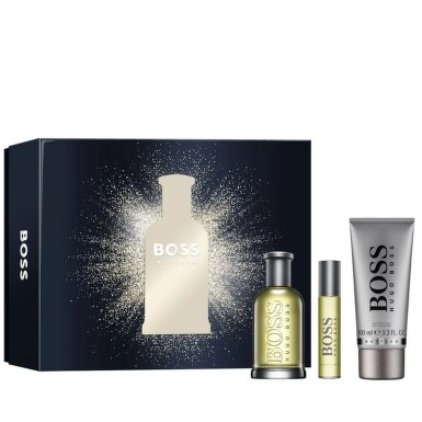 Hugo Boss Bottled Muški poklon set Toaletna voda, 100 ml + Gel za tuširanje, 100 ml+ Sprej, 10 ml