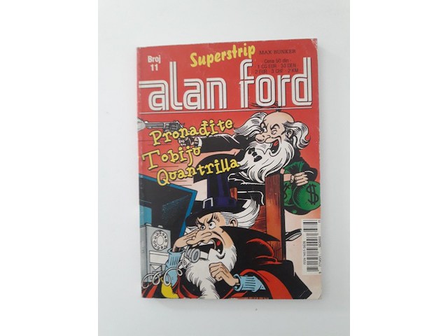 Alan Ford br. 11 - Pronađite Tobiju Quantrilla