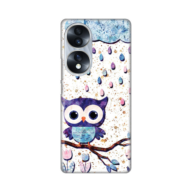 Maska(futrola) Silikonska Print Skin za Huawei Honor 70 Owl