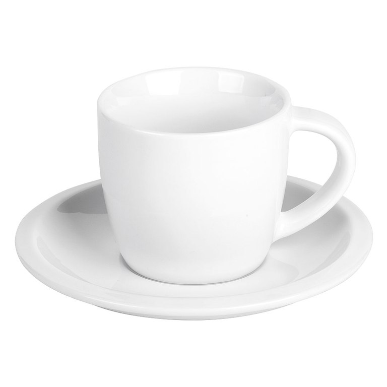 44.060.90 MOMENTO - Šolja za cappuccino sa tacnom od fine keramike, 150 ml