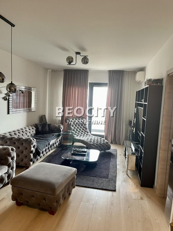 Novi Beograd, Blok 43, Milutina Milankovića, 2. 0, 62m2, 1300EUR SA GARAŽNIM MESTOM