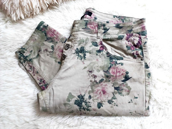 AMISU 40 cvetne farmerke-pantalone