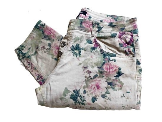 AMISU 40 cvetne farmerke-pantalone