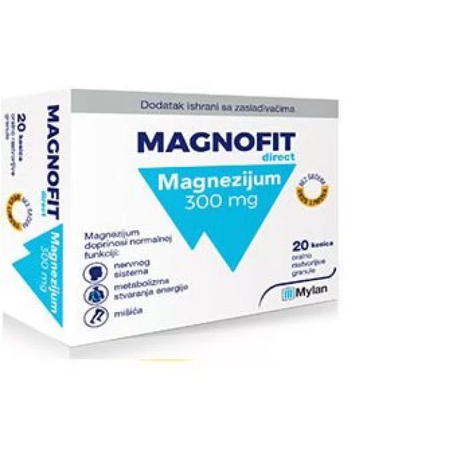 MAGNOFIT direct 300mg 20 kesica