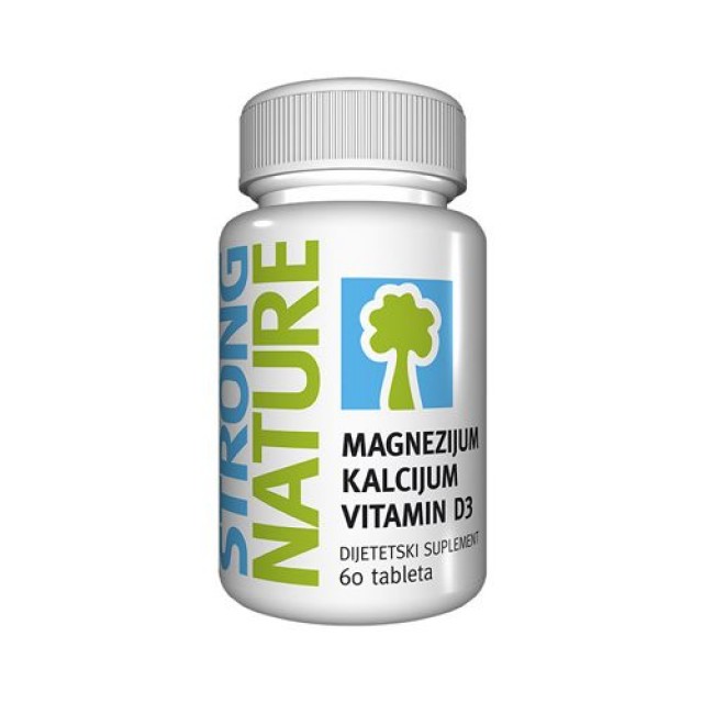 Magnezijum+Kalcijum+Vitamin D3 60 kapsula