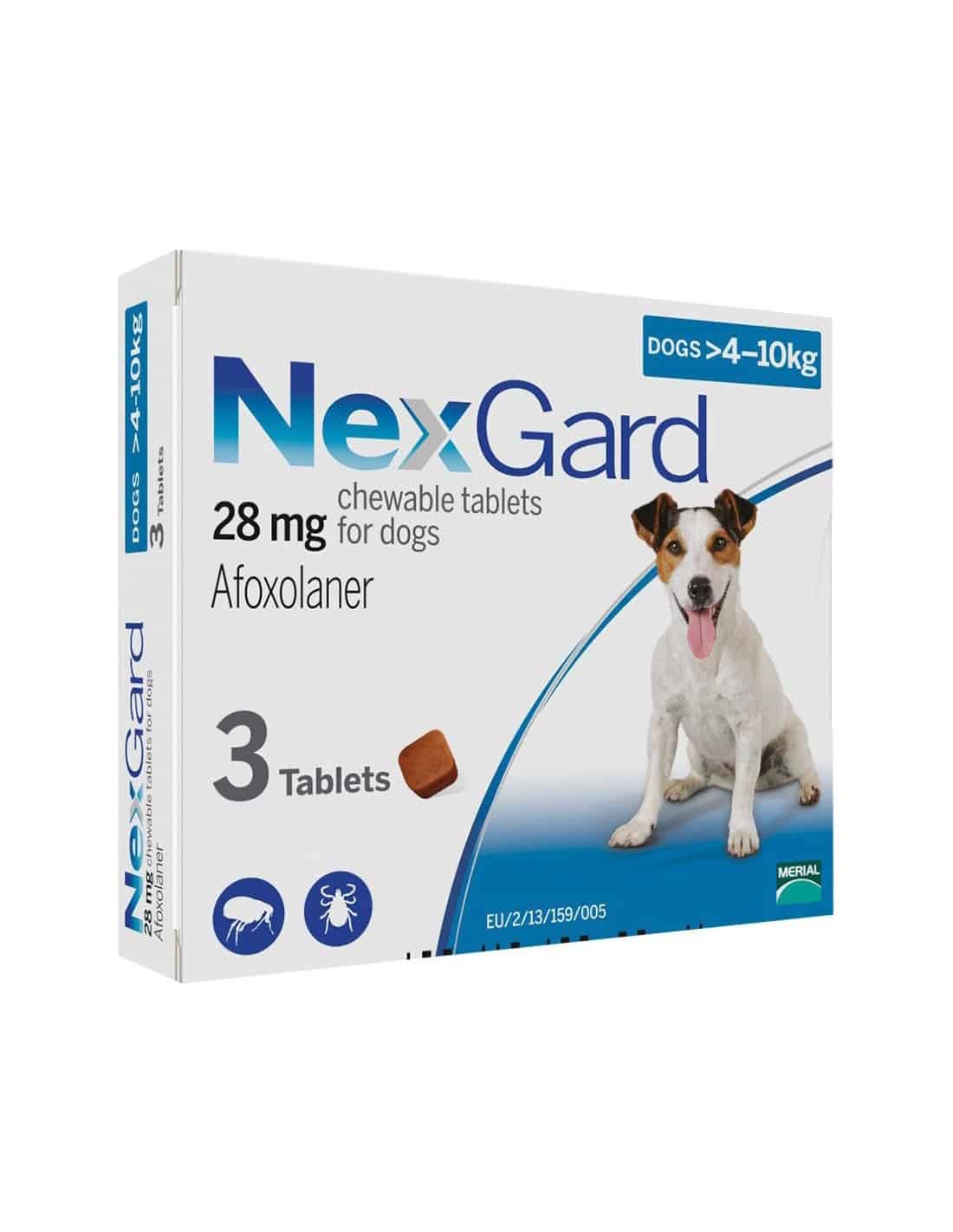 Nexgard za pse 4-10kg - 1 tableta
