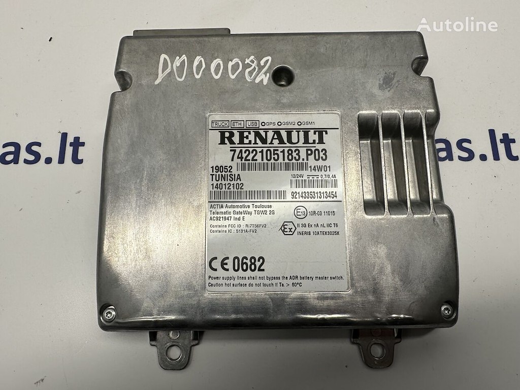 Telematic Gateway TGW2 7422105183 upravljačka jedinica za Renault tegljača