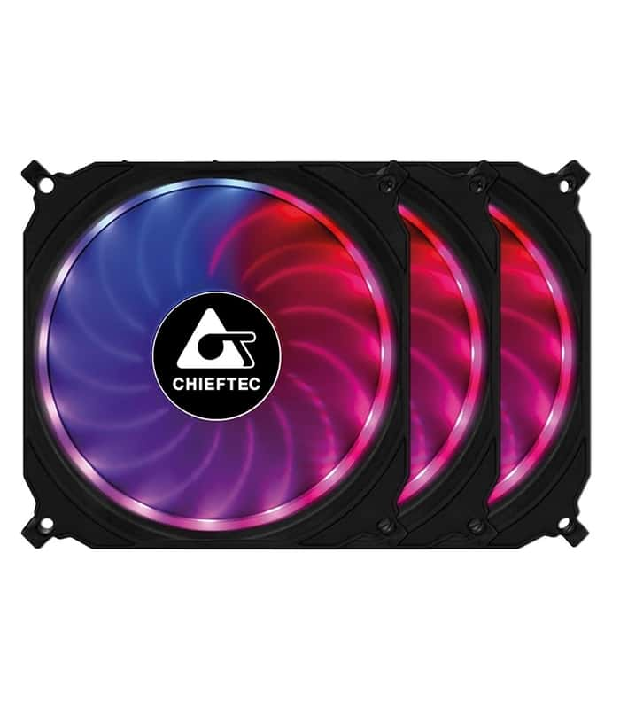 CHIEFTEC Set Ventilatora Tornado RGB CF-3012-RGB 120 x 120 x 25mm (3 komada)