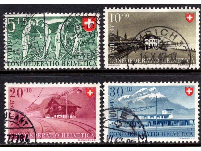 Švajcarska 1947. Komplet serija