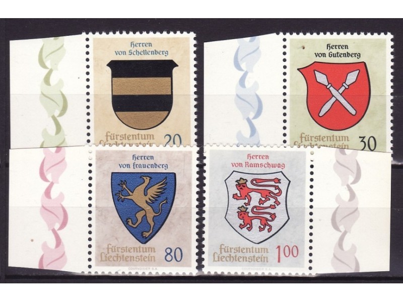 Lihtenštajn - grbovi 1965.