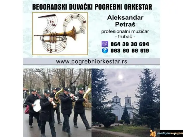 Trubači bleh muzika pogrebni orkestar za sahrane Srbija Beograd