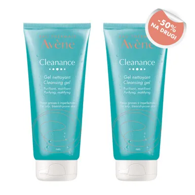 Avene Cleanance gel 200ml 1+1