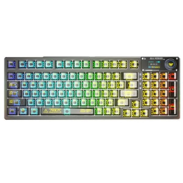 Tastatura AULA F98PRO LCD, mehanicka