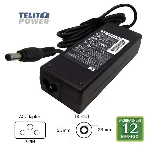 HP/COMPAQ 19V-4.74A (5.5*2.5) PPP012L-E LAPTOP ADAPTER