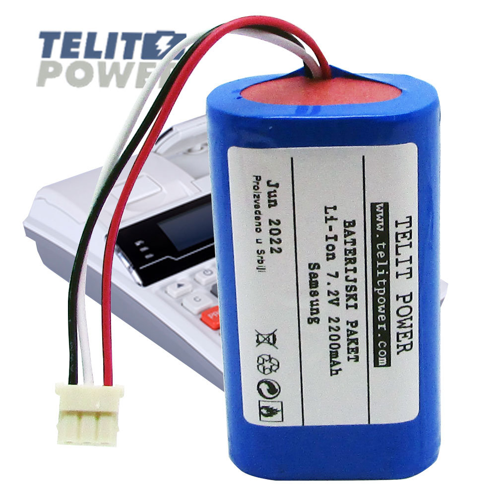 INT RASTER DP-25 MX i DP-150 MX baterija Li-Ion 7.2V 2200mAh