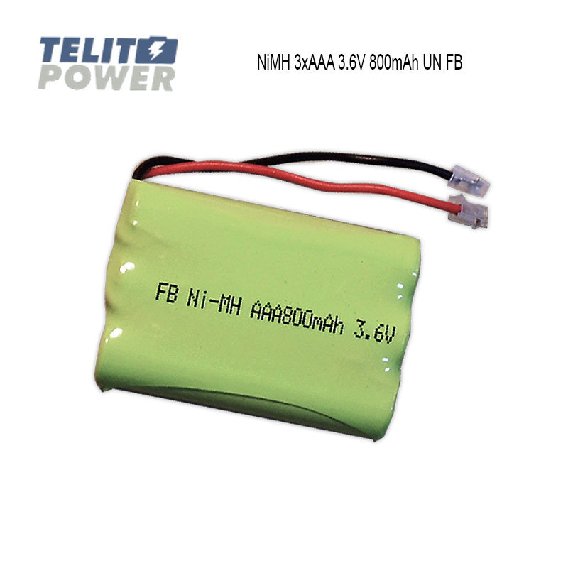 NiMH 3xAAA 3.6V 800mAh UN