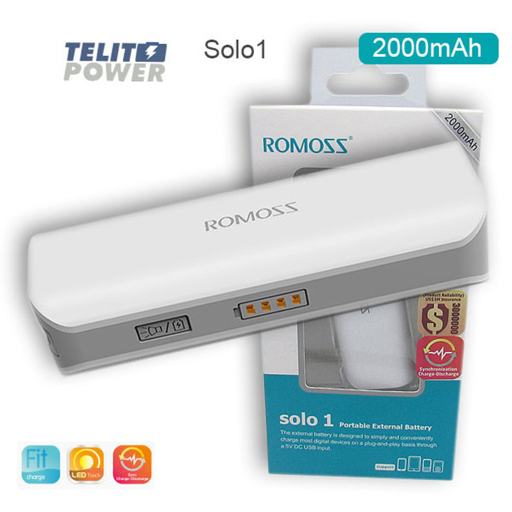Power Bank Solo 1 ROMOSS 2000mAh