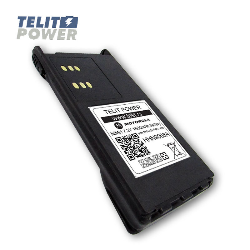 Baterija HNN9008A NiMH 7.2V 1600mAh Panasonic za radio stanicu MOTOROLA GP340