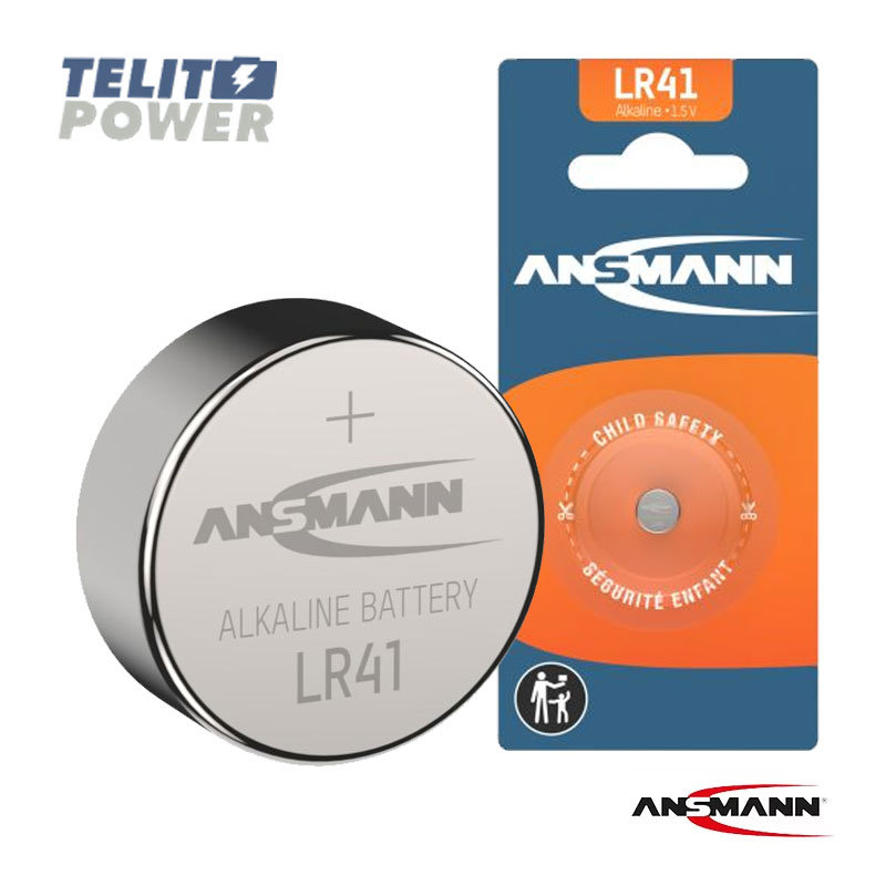 LR41 Ansmann alkalna dugmasta baterija 1.5V – pouzdana energija