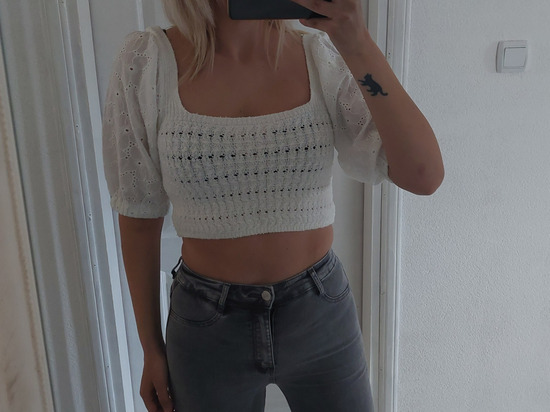 Zara crop + Zara bluza