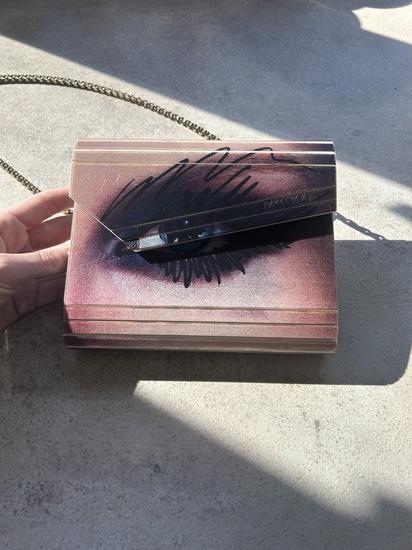 Jimmy Choo candy eye clutch