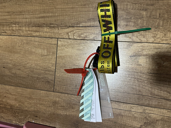 Off White Industrial Belt