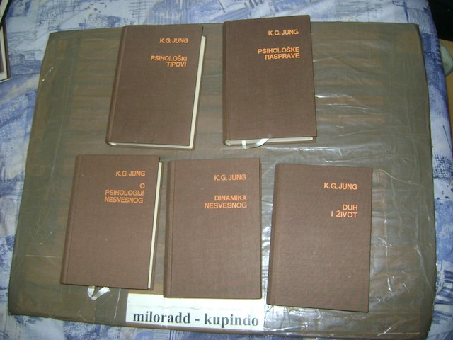 Karl Gustav Jung ,komplet 5 knjiga