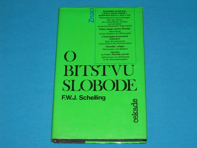 O BITSTVU SLOBODE Schelling