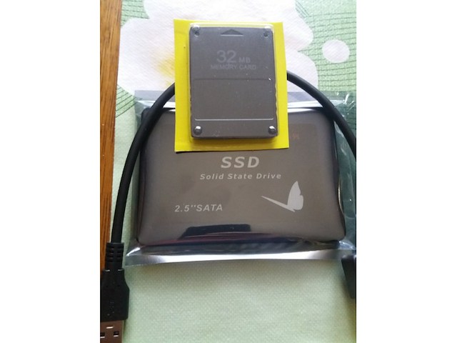 PS2 SSD 1TB nov sa 320 igara + modovana kartica