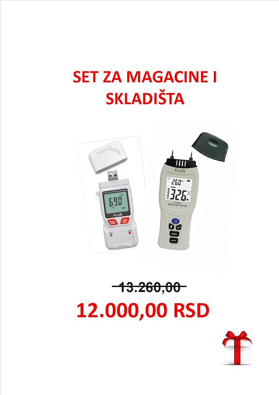 Set mernih uredjaja za magacine i skladištenje robe