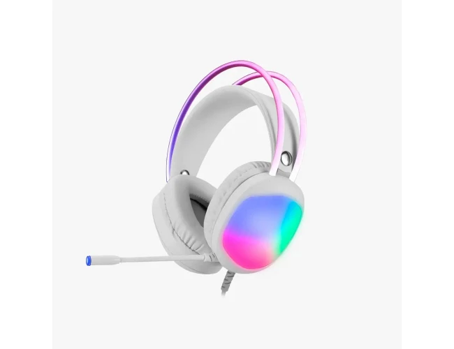 Marvo HG8959 TRANSPARENT RGB gejmerske slušalice bele