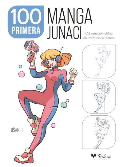 Manga junaci: Od osnovnih oblika do izražajnih karaktera