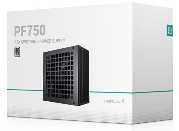 DeepCool PF750 Napajanje 80PLUS 750W 1x 20+4pin, 2x 4pin, 2x PCI-E(6+2)x2, 1x EPS 8pin(4+4), 120mm